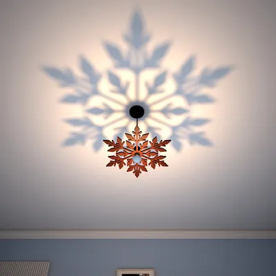Magical Cotyledons Ceiling Shadow Light - WallMantra